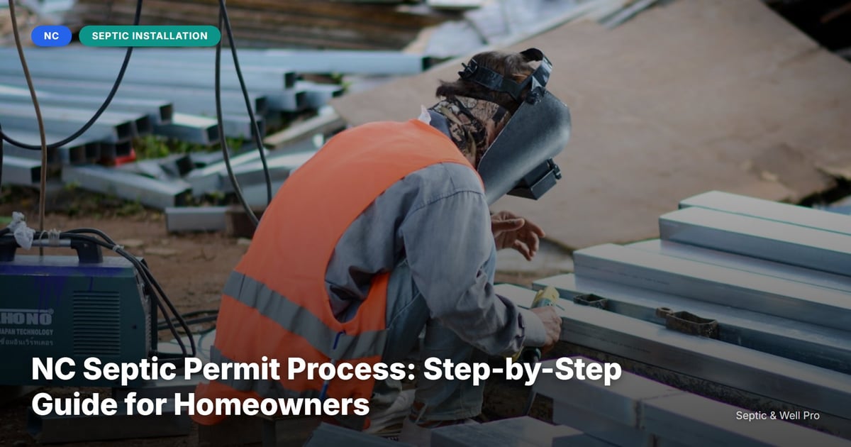 NC Septic Permit Process: Step-by-Step (2026) | Septic & Well Pro